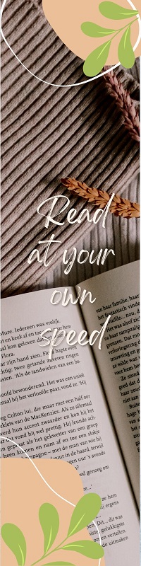 بوك مارك : Read at your own speed-بوك مارك بيت الكتب-|بيت الكتب